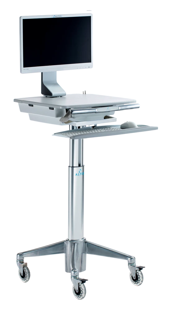 Altus HHC8P6-2028 Non-Powered All-in-One PC Cart, American Natural ...