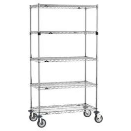 Intermetro Shelving Unit, 36" (L), Chrome - CME Corp