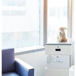 Creche CI-MC-CRT-MS-2DRWR-G Nightstand w/ Built-in MicroCool ...