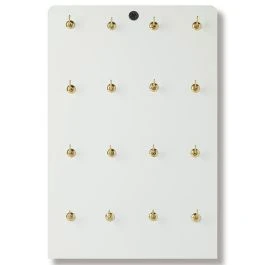 Techno-Aide HK-16 Wall Board With 16 Hooks, Lead Letter Set - CME Corp