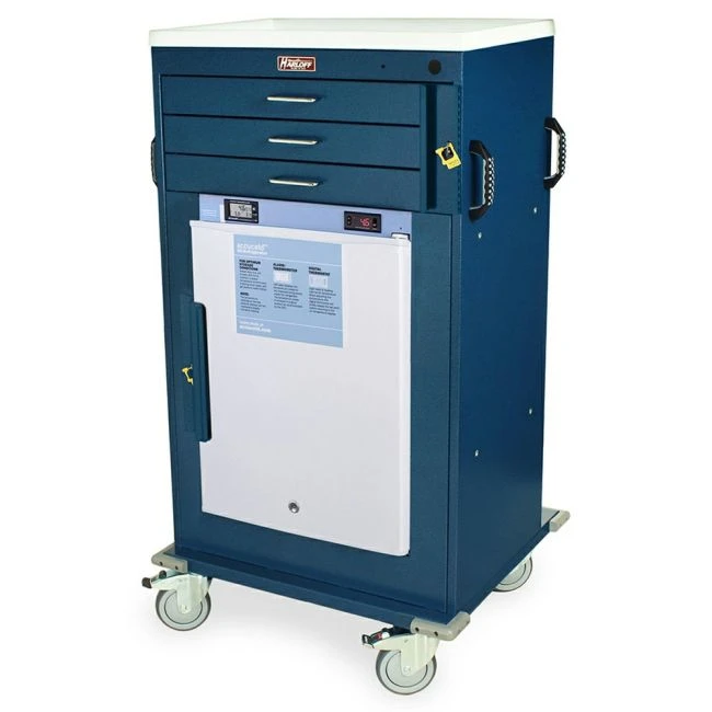 Harloff MH Cart with 2.4 Cu.Ft. Refrigerator - CME Corp