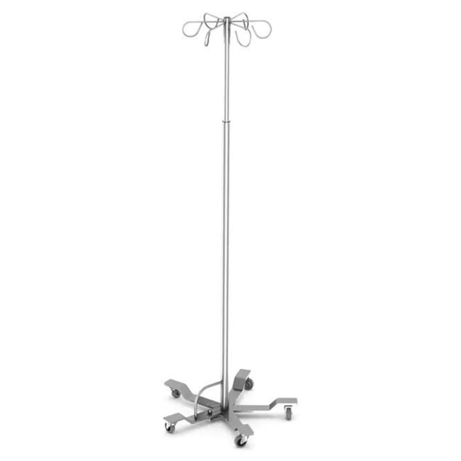 Innerspace Foot-Operated IV Stand w/ 6 Hooks - CME Corp
