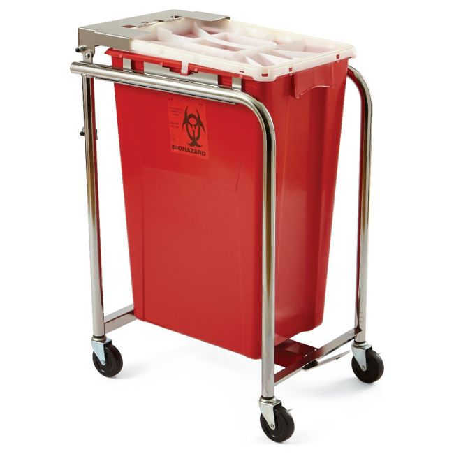 Medline Cart w/ Pedal for Sharps Containers - CME Corp